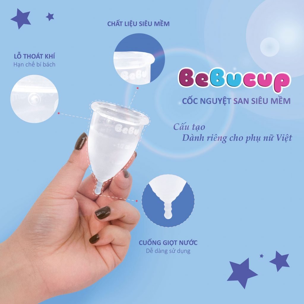 Cốc nguyệt san Bebu Cup - shopshe.vn